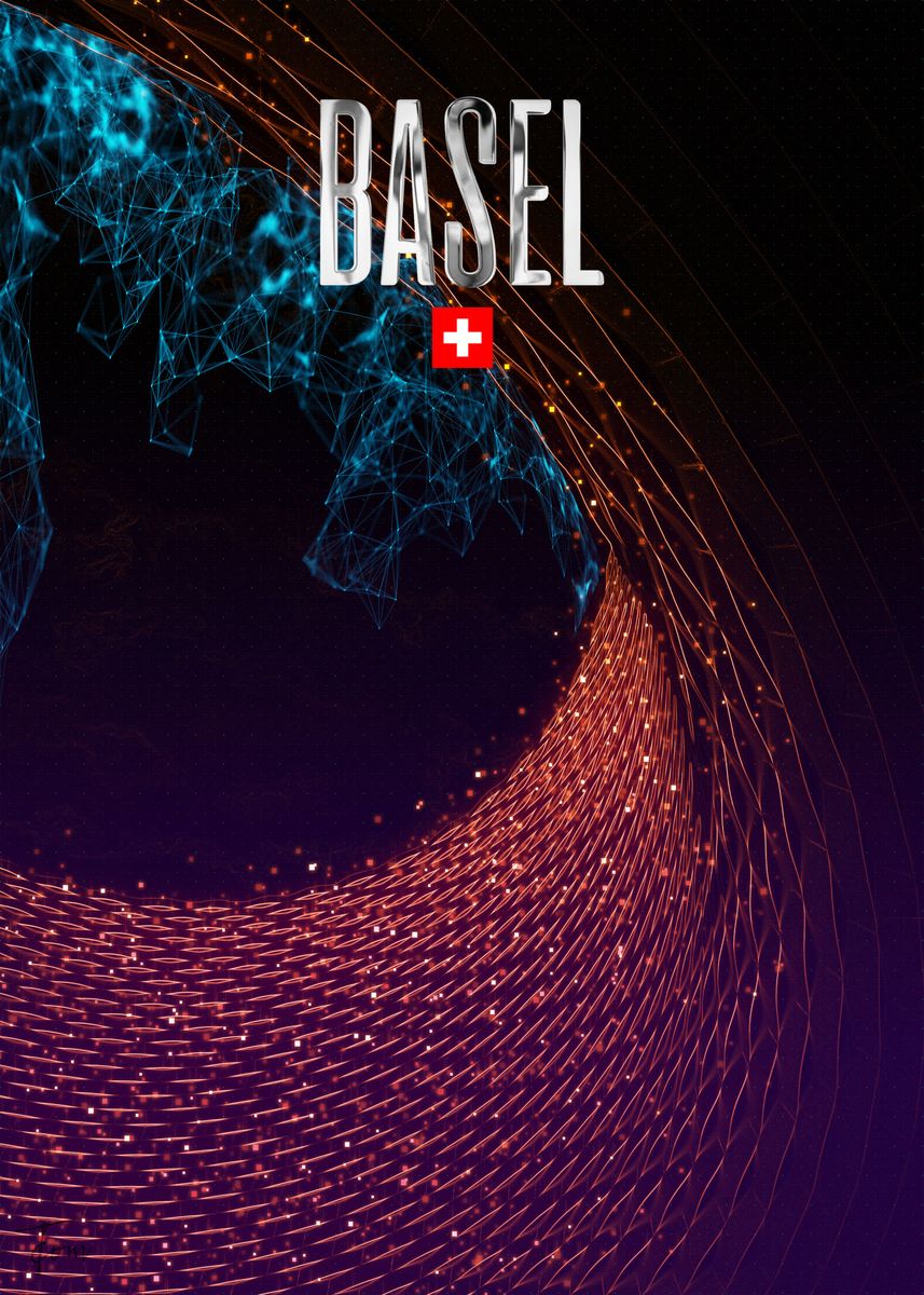'Basel' Poster, picture, metal print, paint by Petra Rommelfanger ...