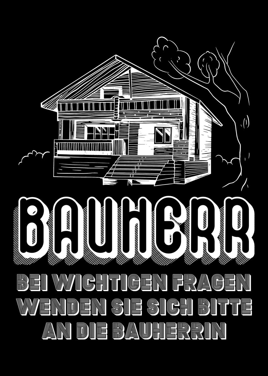 'Builder and owner' Poster by ankarsdesign | Displate