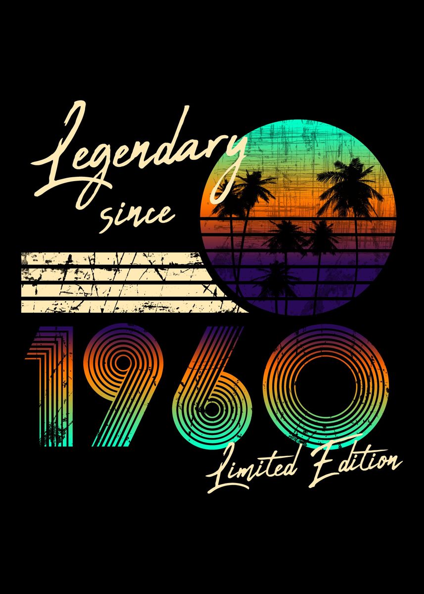 'Legendary 1960' Poster by Anna | Displate