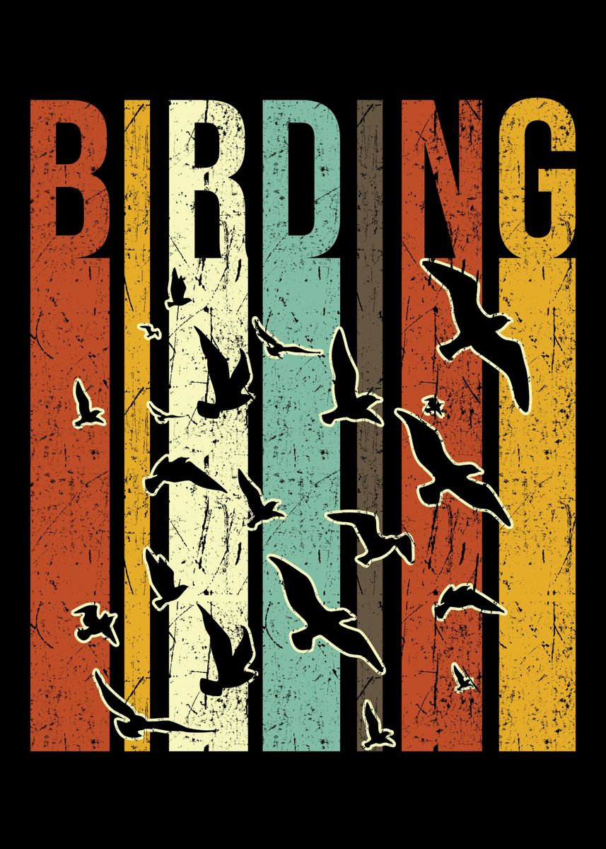 'Birding' Poster by Cooldruck | Displate