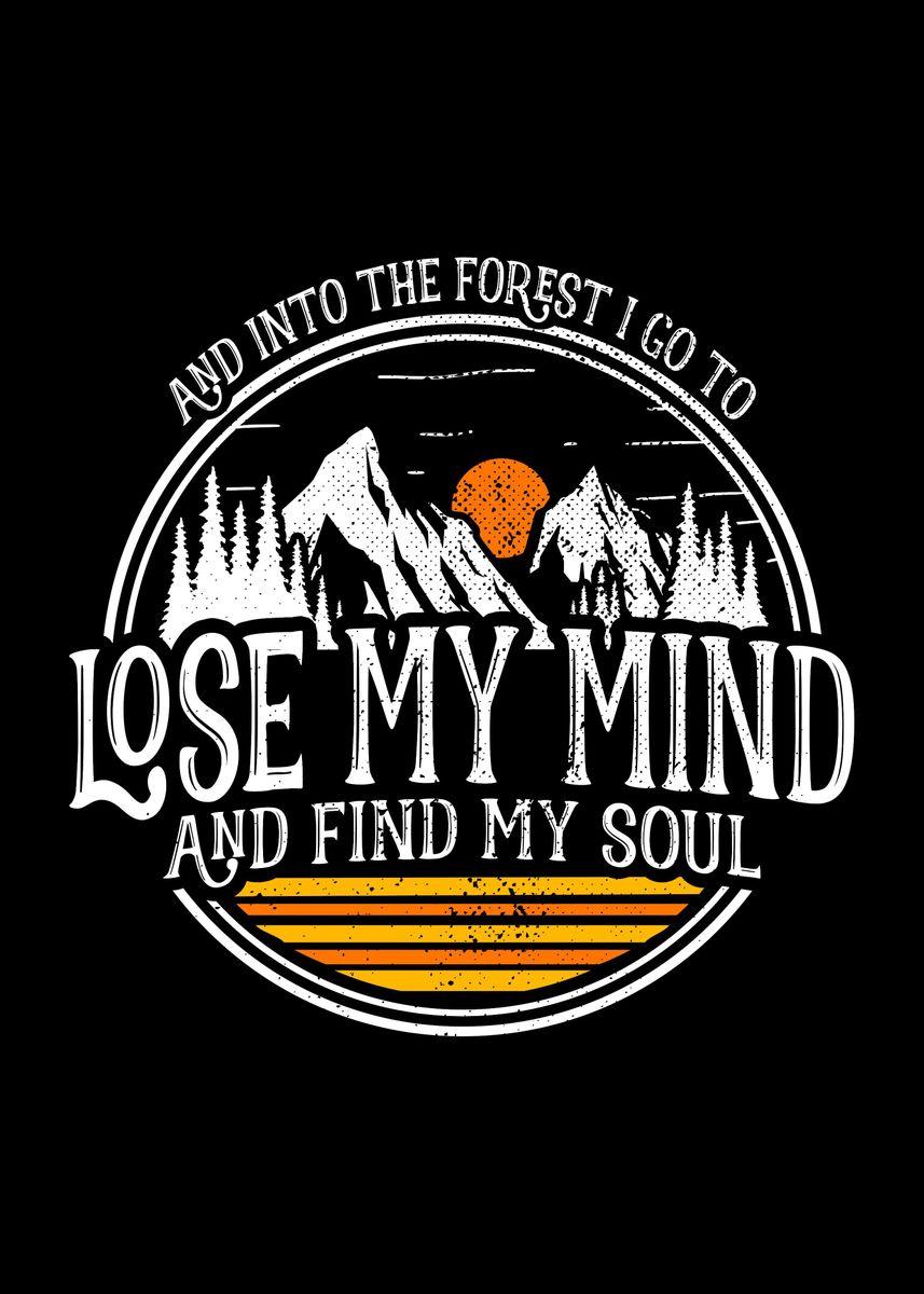 'And Into The Forest I Go' Poster, picture, metal print, paint by ...