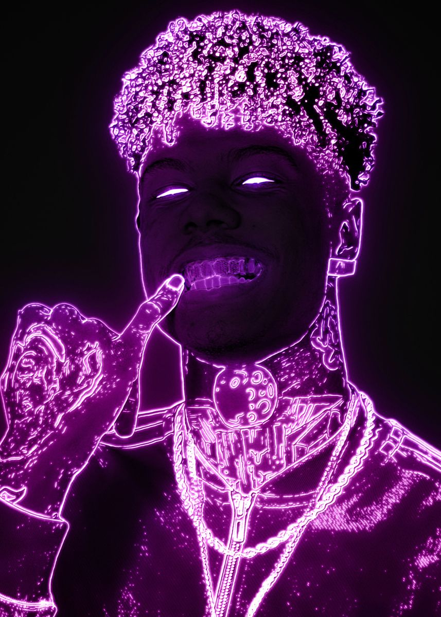 ' Blueface ' Poster, picture, metal print, paint by SA KE | Displate