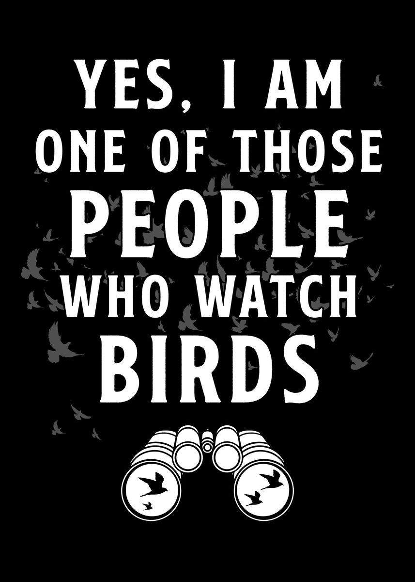 'People Watch Birds' Poster by Cooldruck | Displate