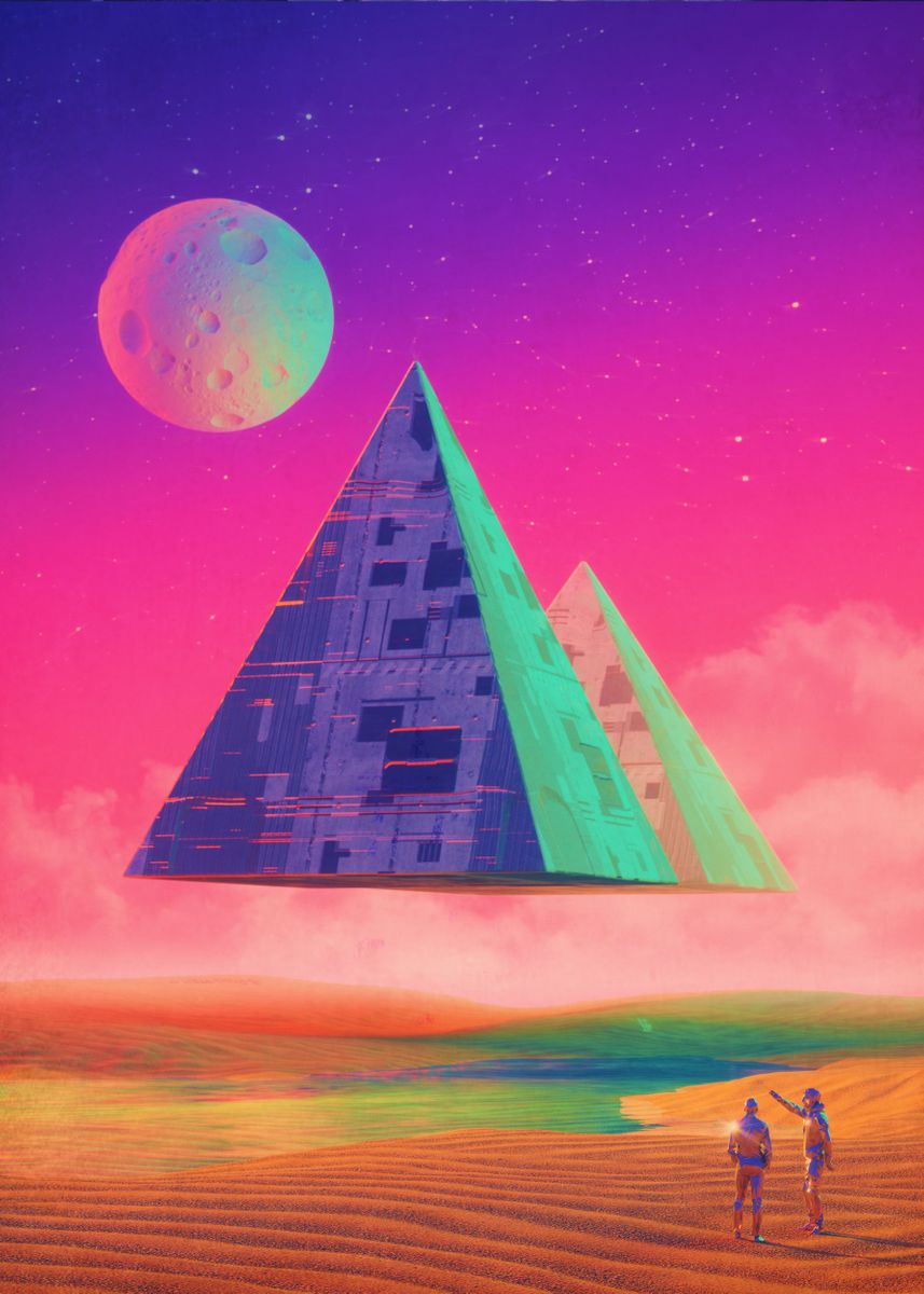 'Ancient Technology' Poster, picture, metal print, paint by Shørsh ...