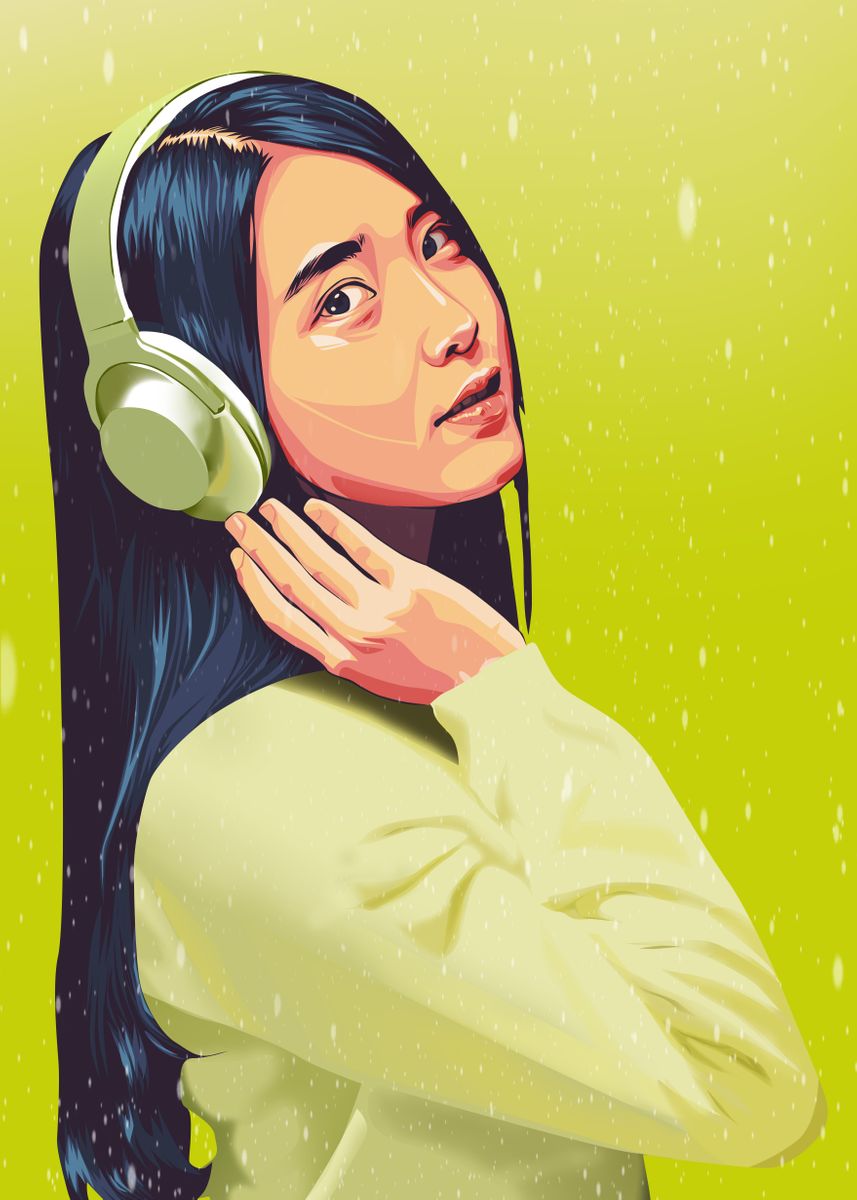 'IU' Poster by Cjay | Displate