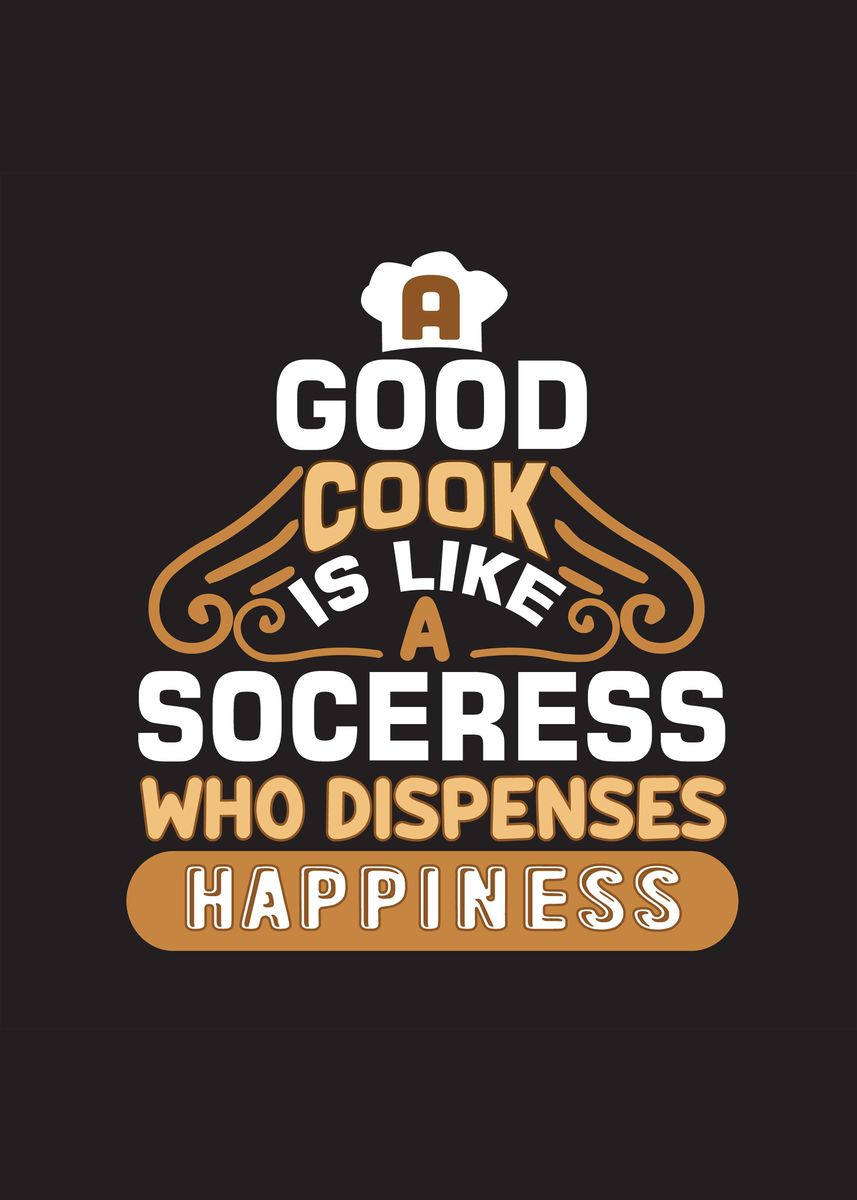 'Good Cooking' Poster by Beone Digital | Displate