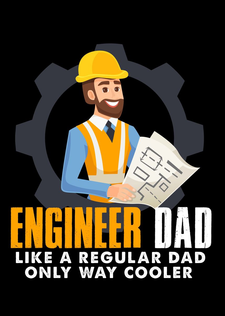 'Familiy Gift work daddy' Poster, picture, metal print, paint by XASTY ...