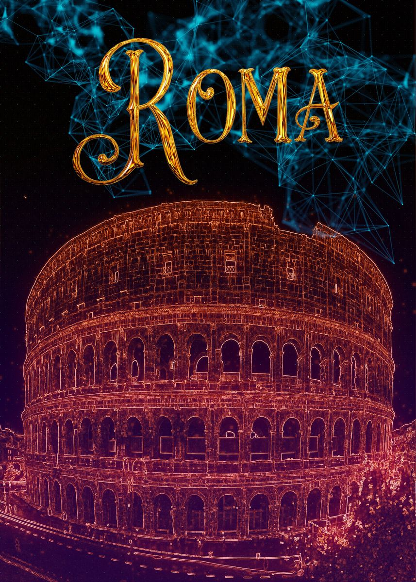 'Roma' Poster by Petra Rommelfanger | Displate