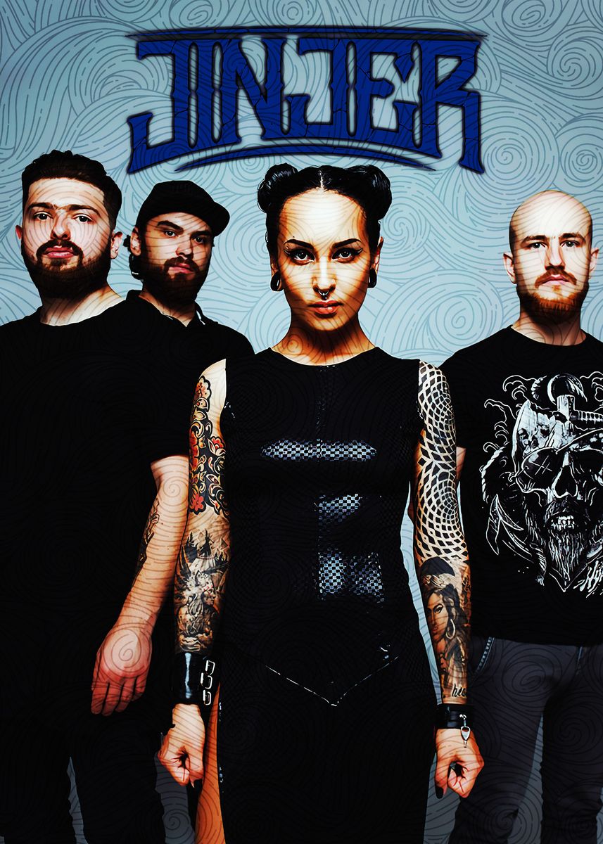 'JINJER ' Poster, picture, metal print, paint by De Sight | Displate