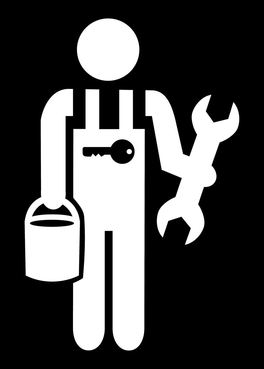 'Janitor' Poster, picture, metal print, paint by Designzz | Displate
