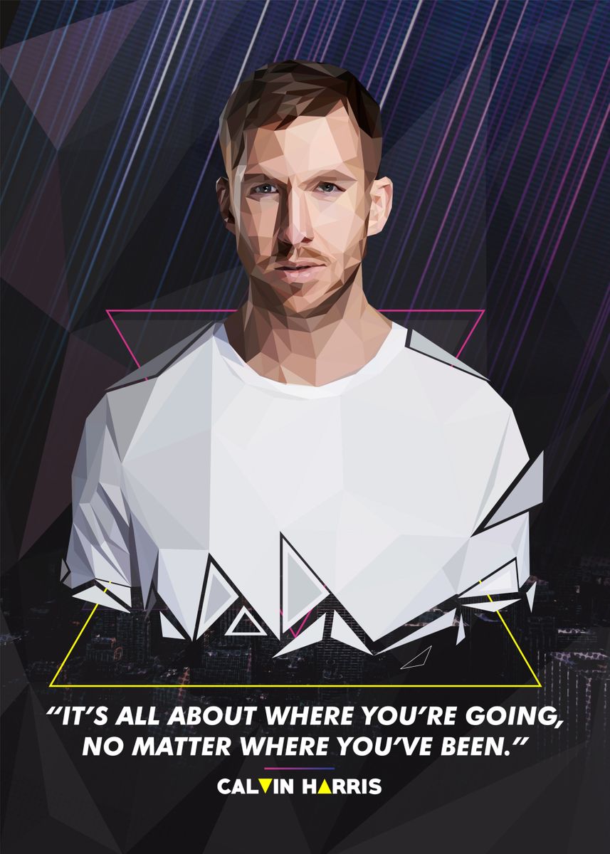 'CALVIN HARRIS' Poster, picture, metal print, paint by Most Popular ...