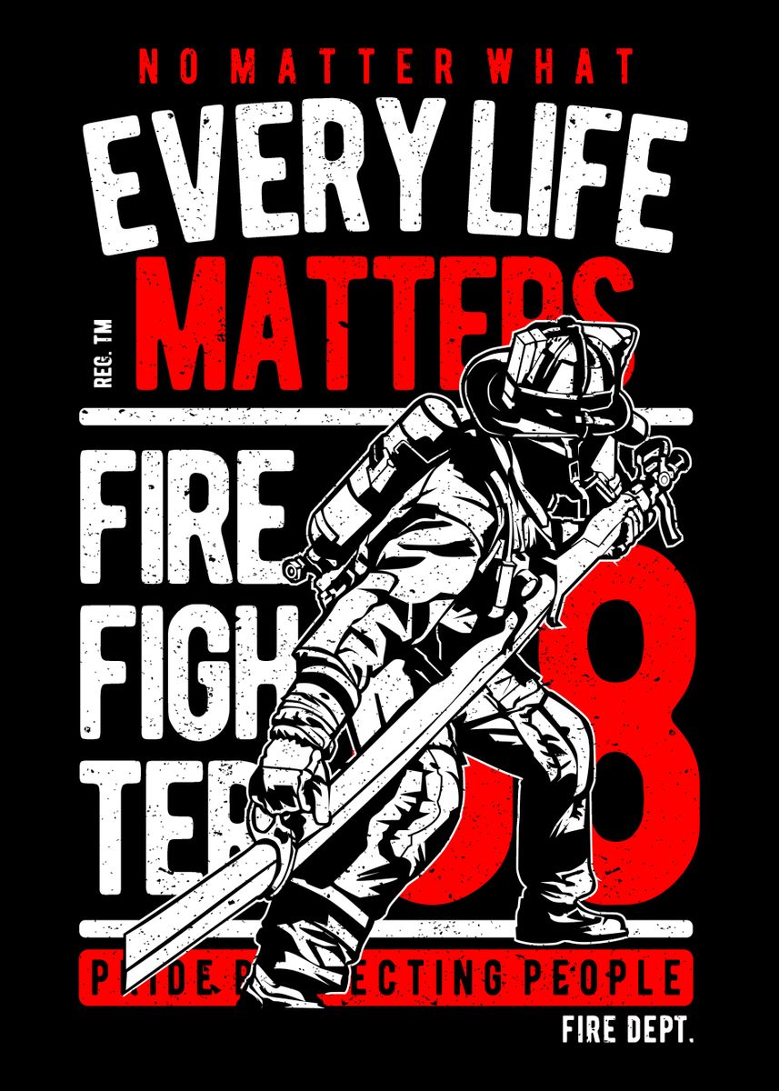'Every Life Matters' Poster, picture, metal print, paint by ...