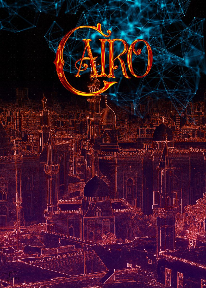 'Cairo' Poster by Petra Rommelfanger | Displate