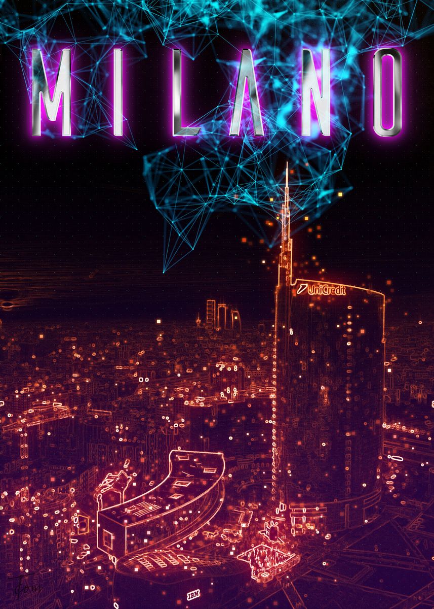 'Milano' Poster by Petra Rommelfanger | Displate