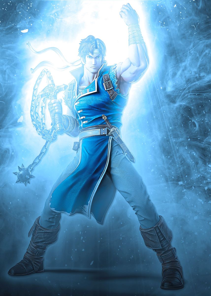 'Richter ' Poster, picture, metal print, paint by Black Iris | Displate