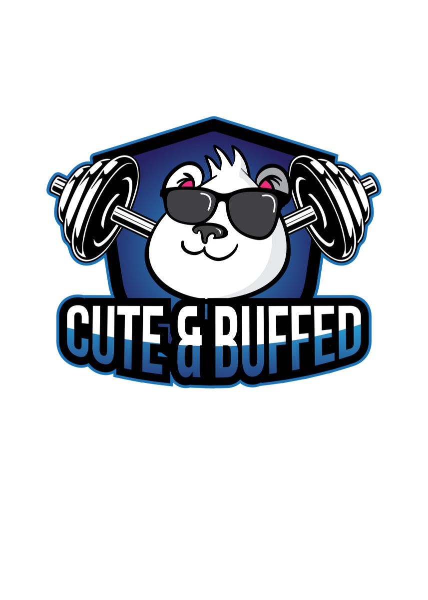 'Cute and Buffed' Poster, picture, metal print, paint by Francois ...