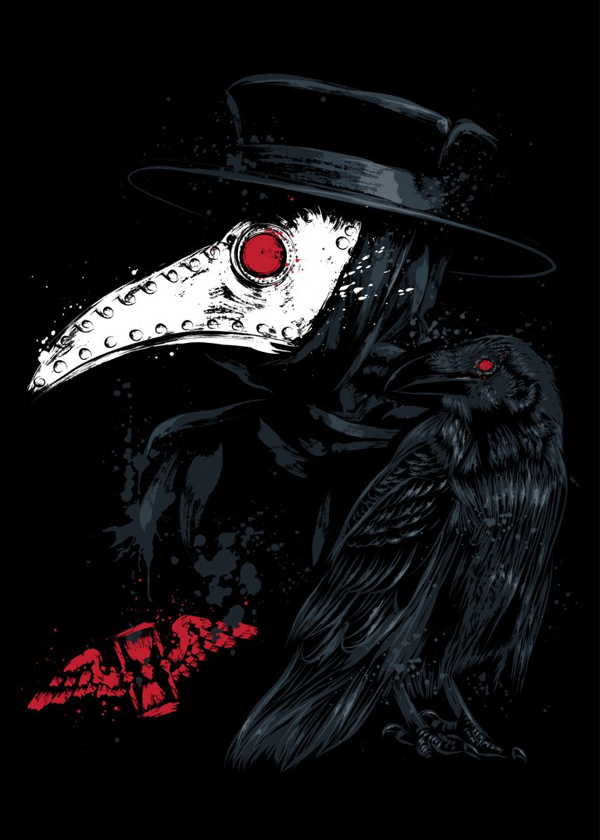 'Plague Doctor' Poster by Antonio Camarena | Displate