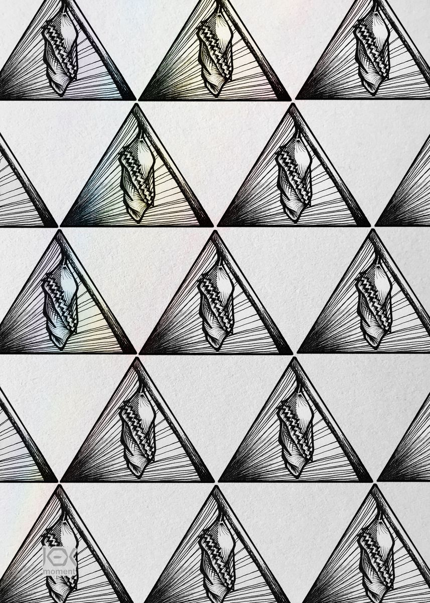 'Butterfly Cocoon Pattern' Poster by Julia kexmoment Bologna | Displate