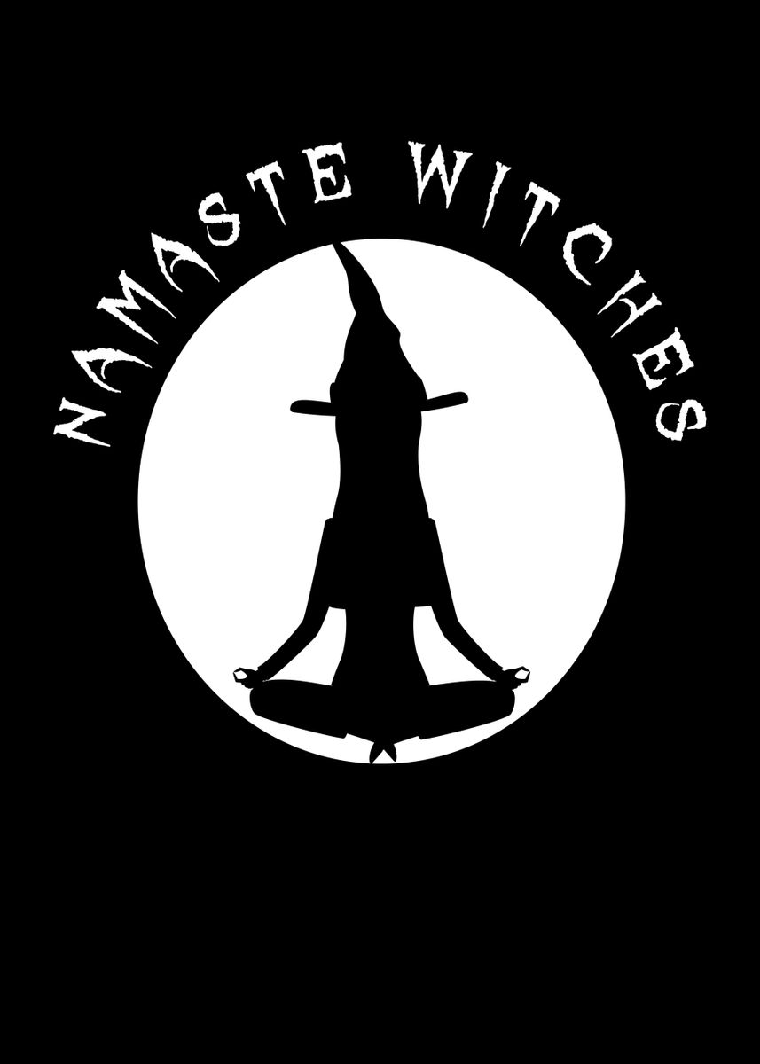 'Namaste Witches' Poster by Mooon | Displate