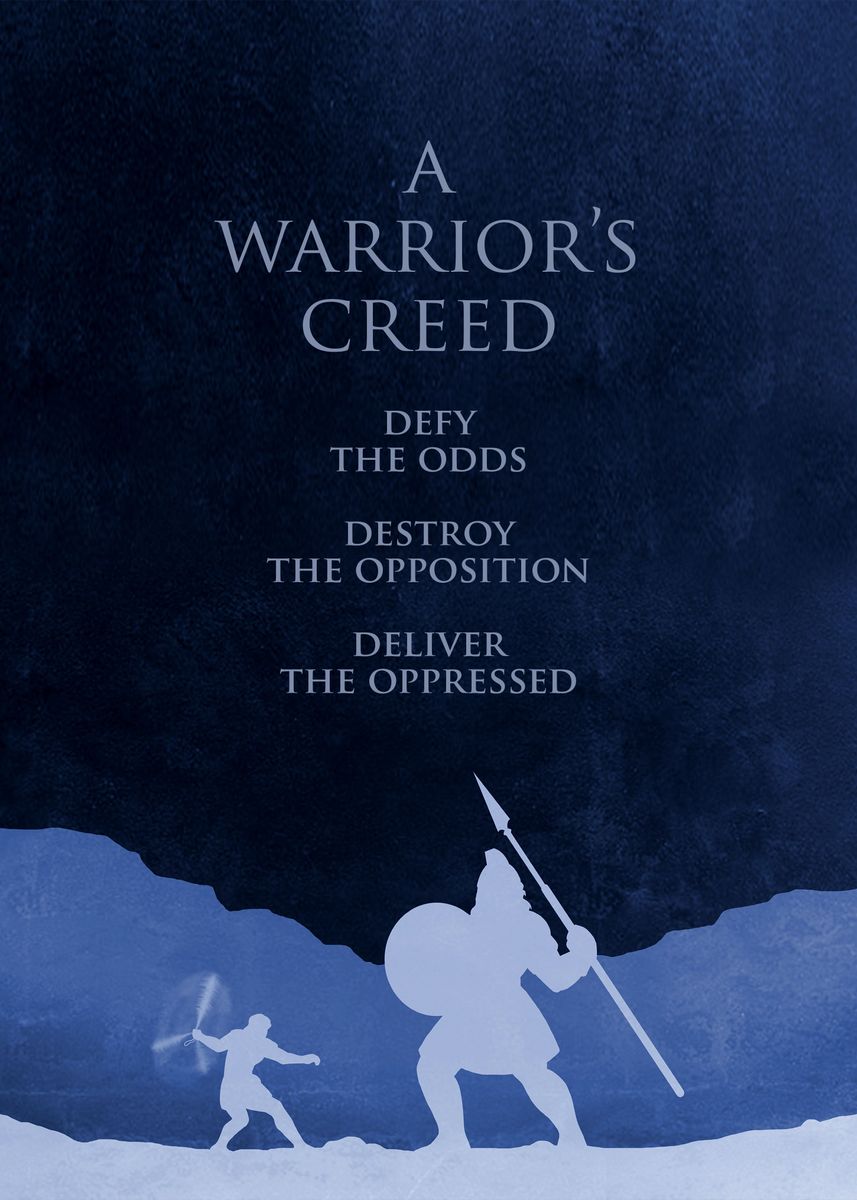 'David and Goliath' Poster, picture, metal print, paint by ABConcepts ...