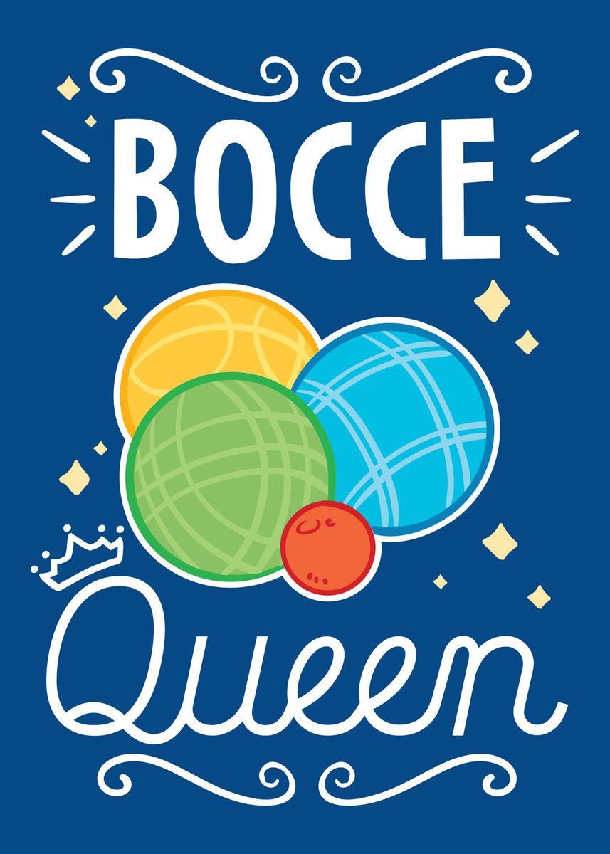 'Italian Bocce Queen' Poster, picture, metal print, paint by ...