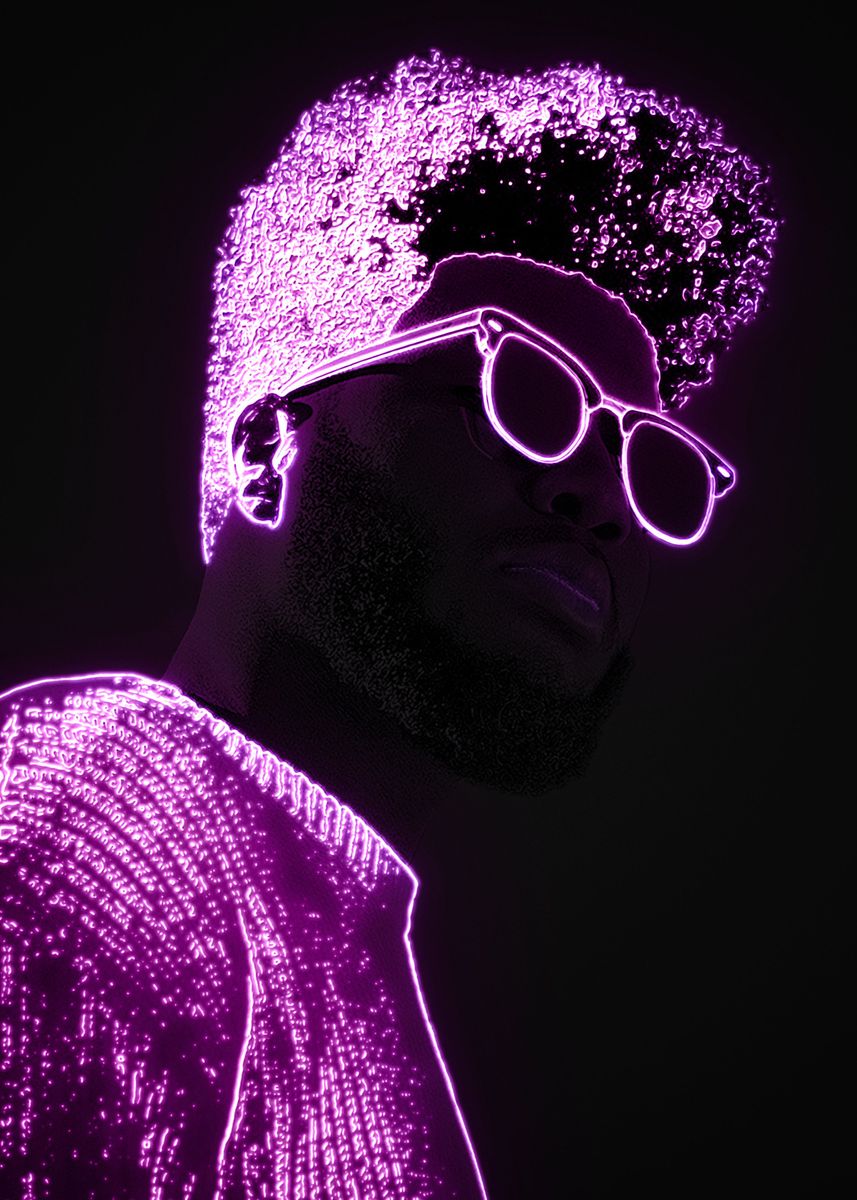 ' Khalid ' Poster, picture, metal print, paint by SA KE | Displate