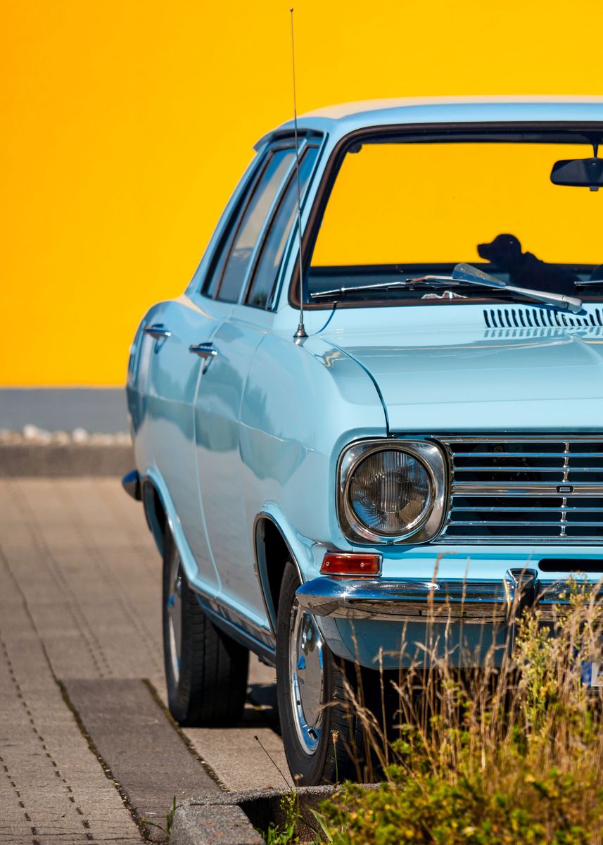 'Retro oldtimer car' Poster, picture, metal print, paint by Alexander ...