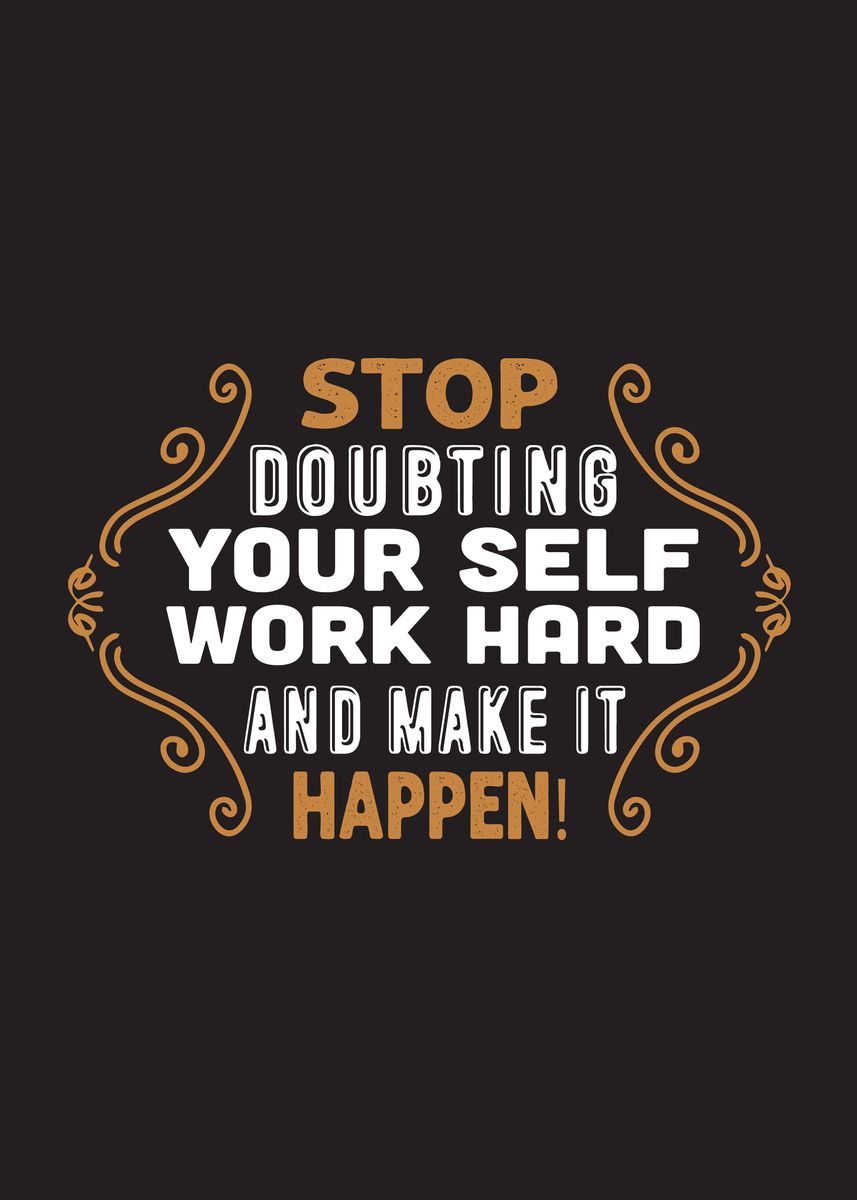 'Doubt Funny' Poster, picture, metal print, paint by Beone Digital ...