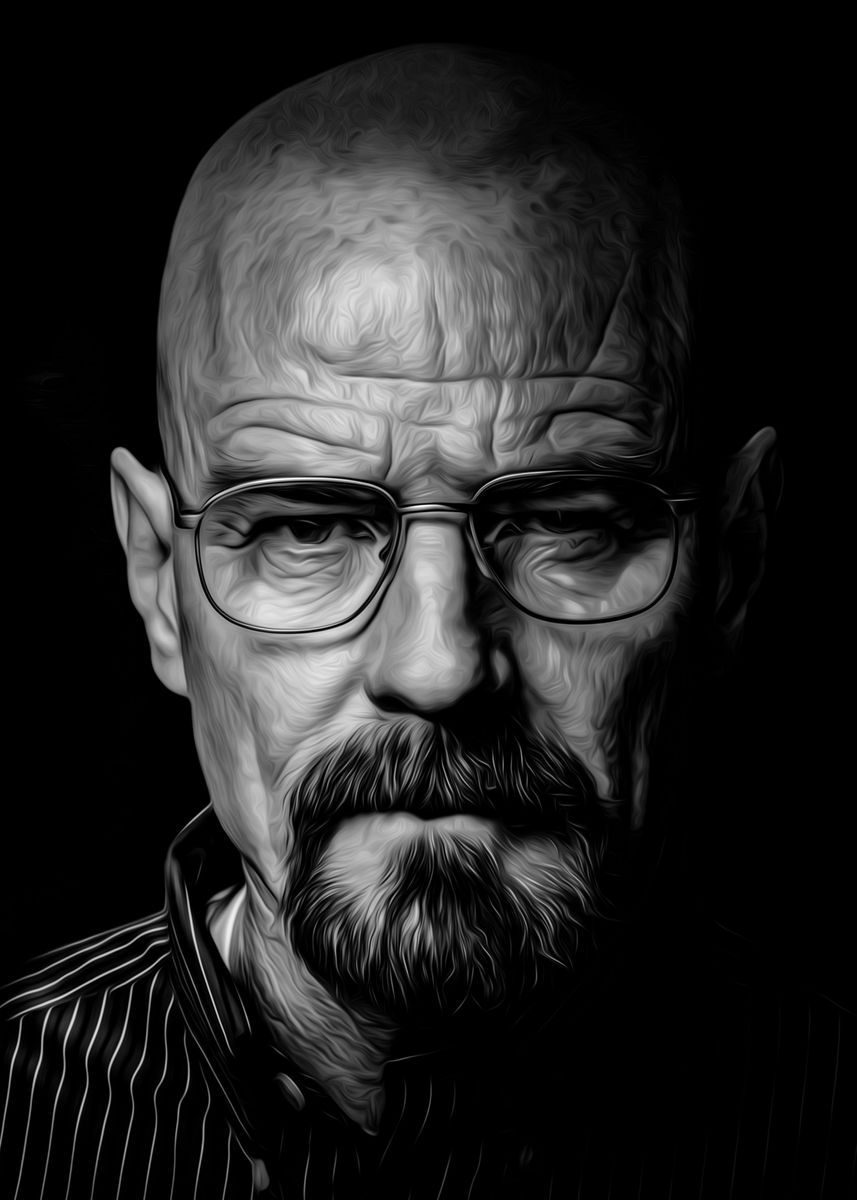 'Walter White ' Poster, picture, metal print, paint by George Sorin ...