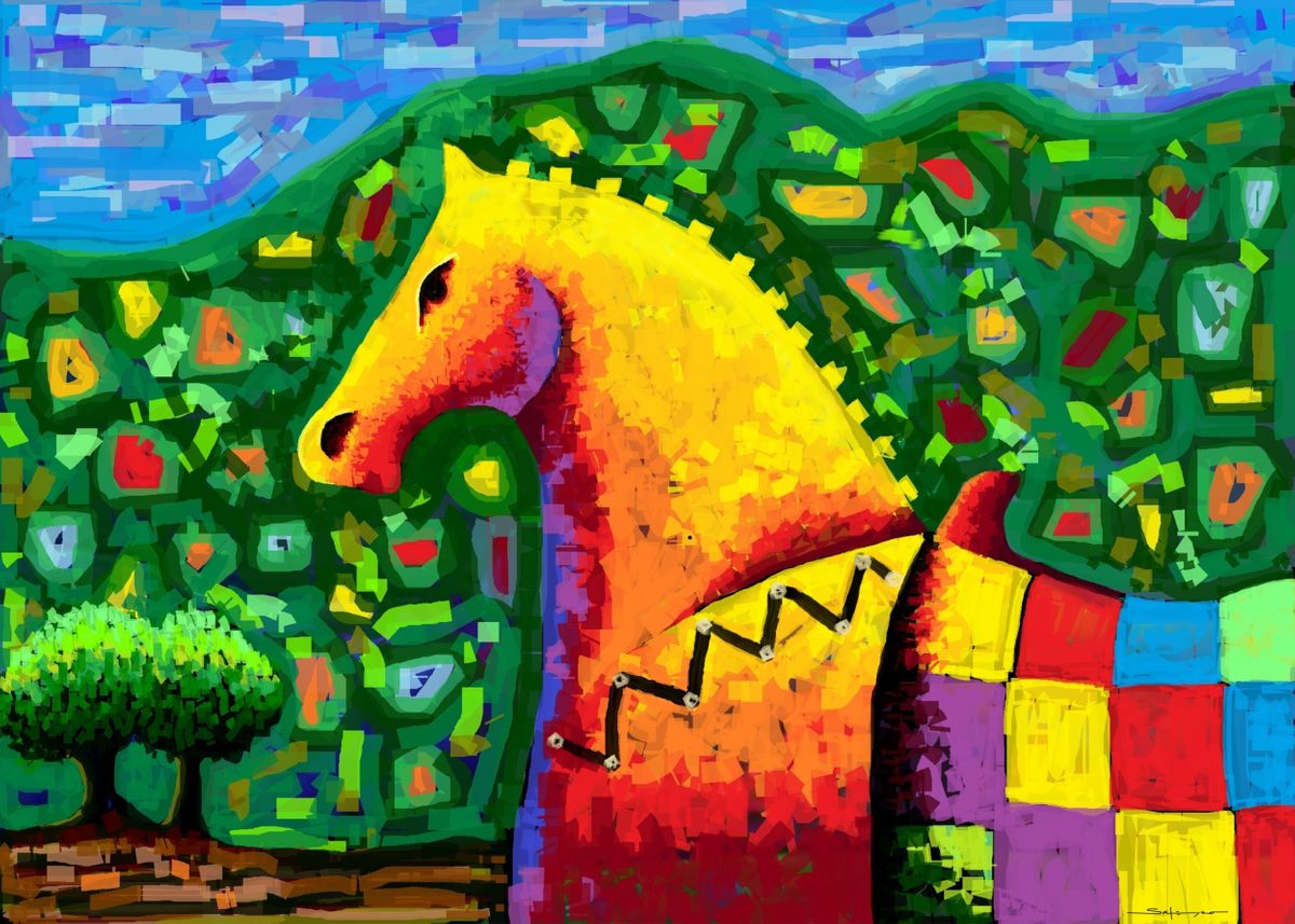 'Equus 2' Poster by orlando salero | Displate