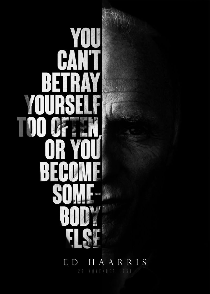 'ed harris' Poster, picture, metal print, paint by Most Popular Cult ...