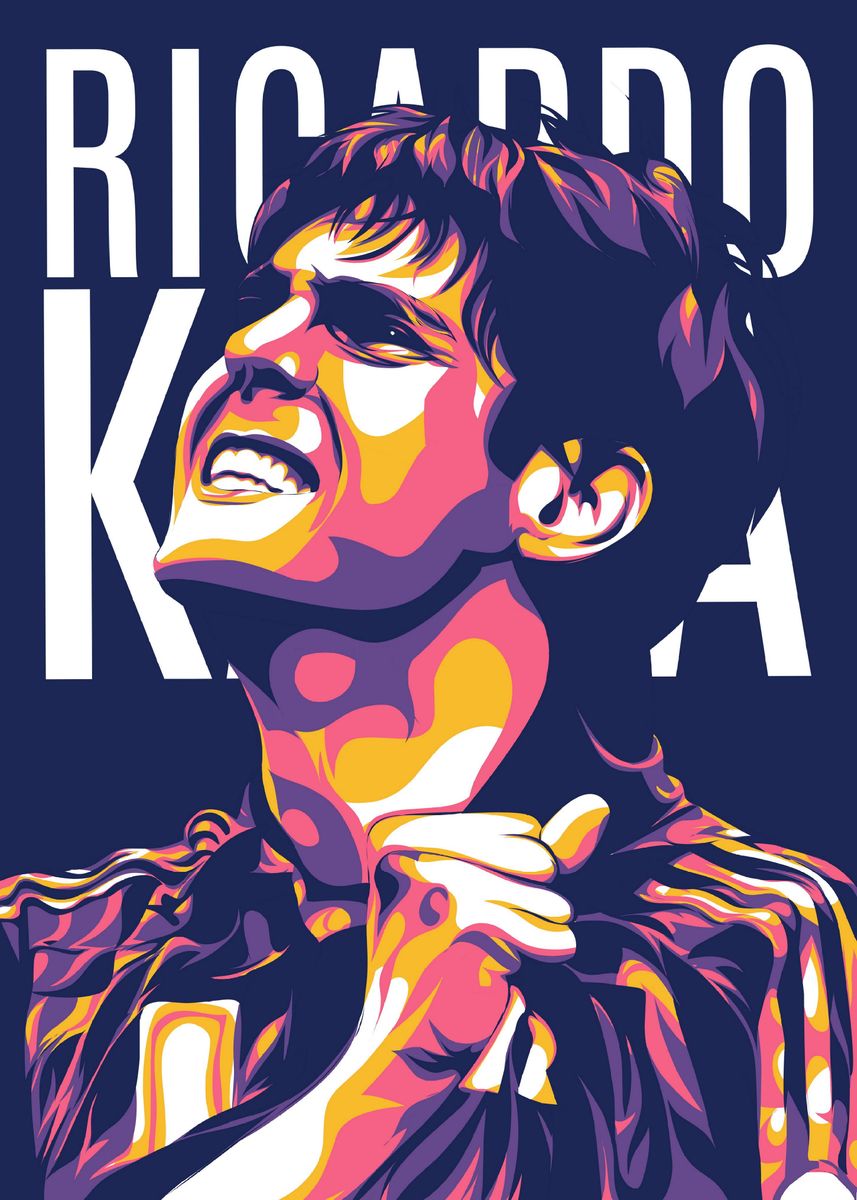 'Ricardo Kaka' Poster, picture, metal print, paint by Imad Madd | Displate