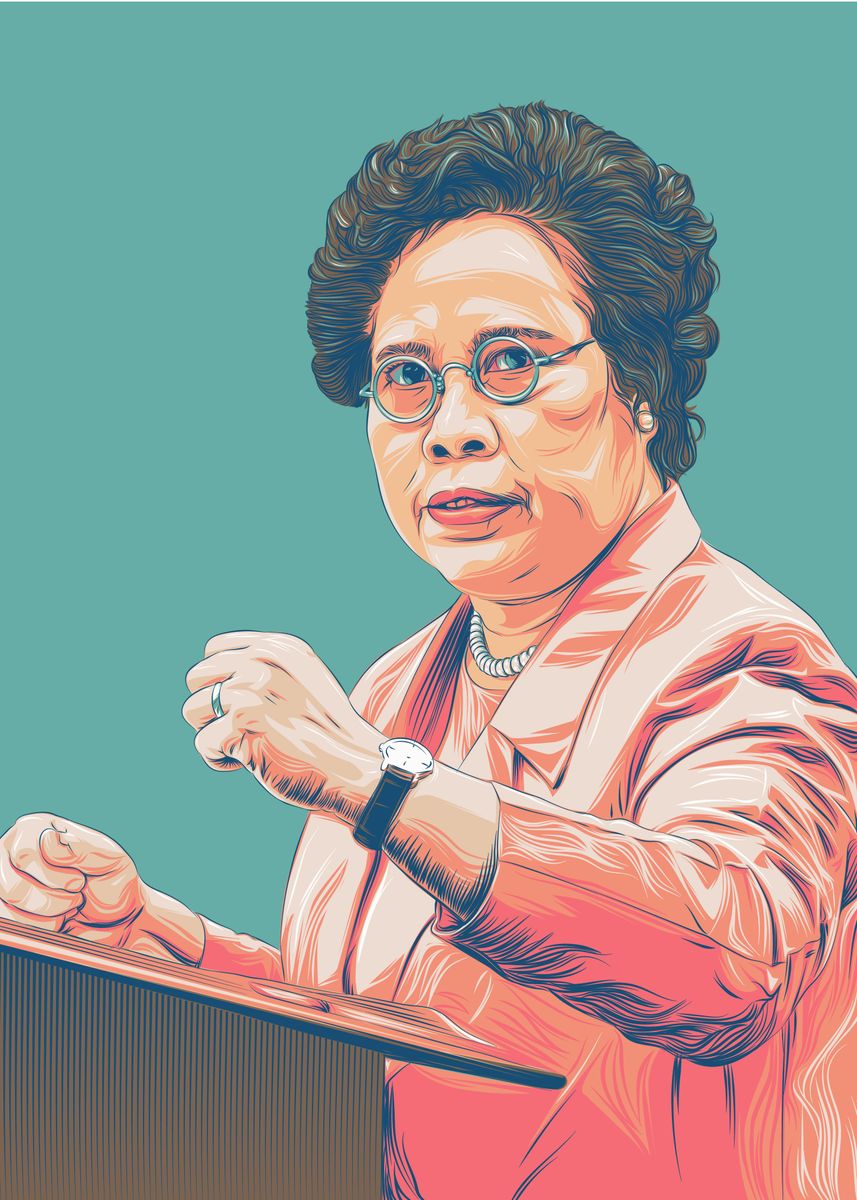 'Miriam Defensor Santiago' Poster, picture, metal print, paint by ...