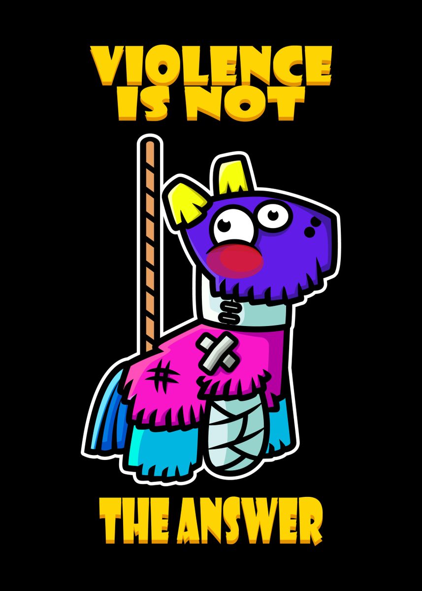 'Sweet Piata' Poster, picture, metal print, paint by ShirTom | Displate