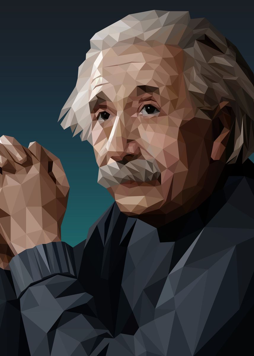 'albert einstein' Poster, picture, metal print, paint by frmn design ...