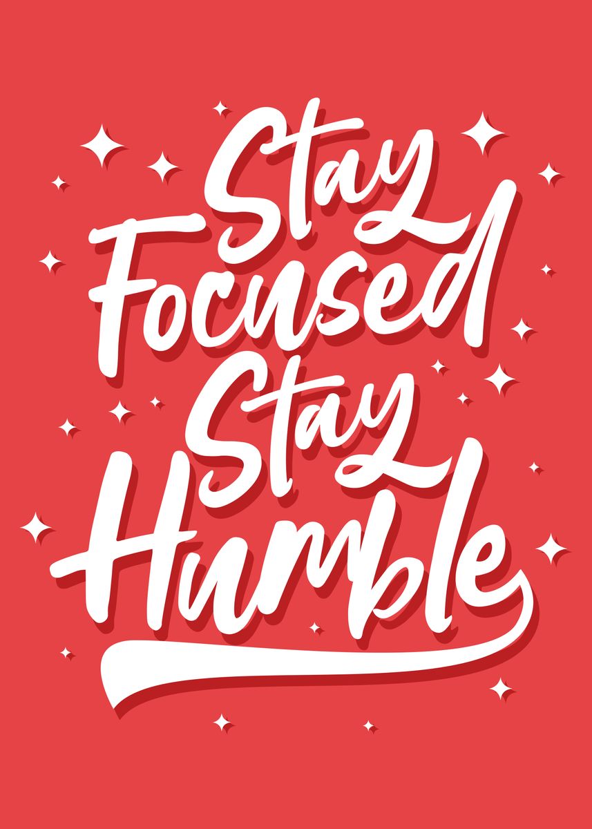 'Stay Focused' Poster by Ruslan Geliskhanov | Displate