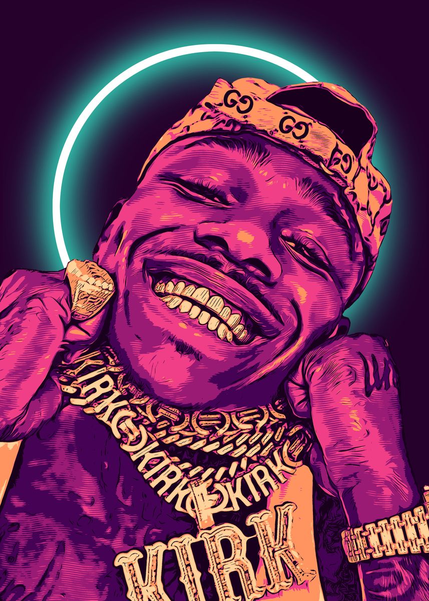 ' DaBaby ' Poster, picture, metal print, paint by TI KI | Displate