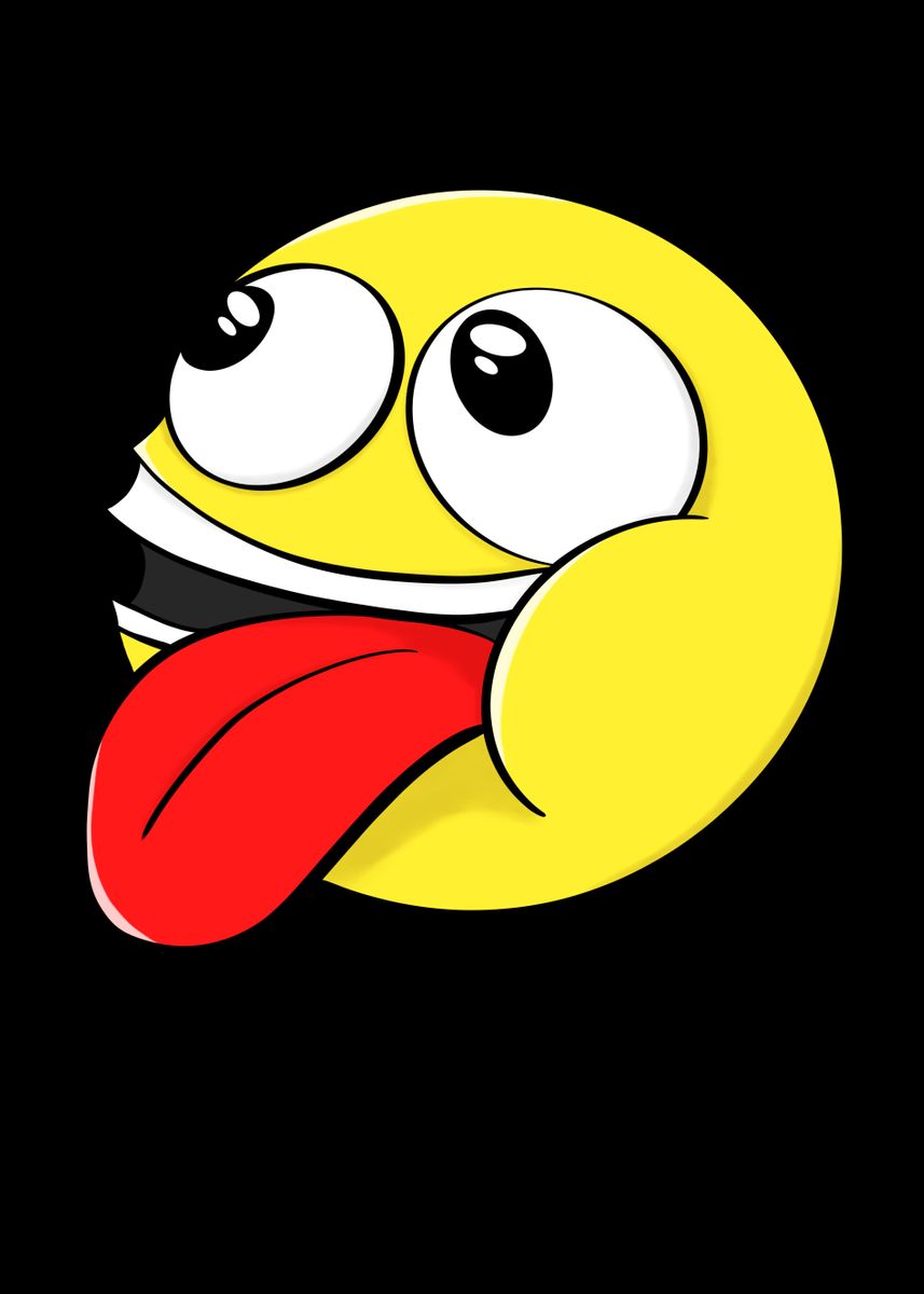 'Smile Face Fun Smilies' Poster by Foxxy Merch | Displate