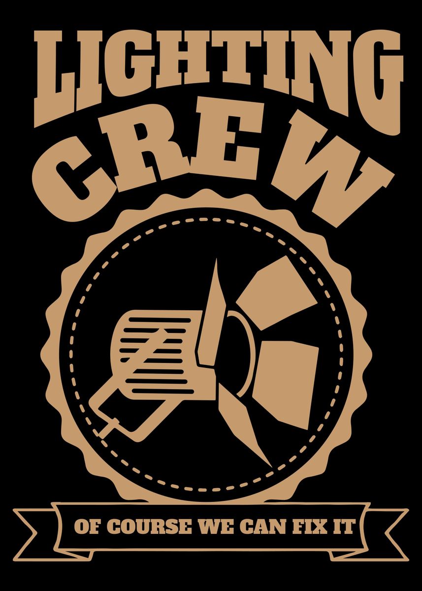 'Theater Stage Lighting' Poster by Sebastian Wünsche | Displate