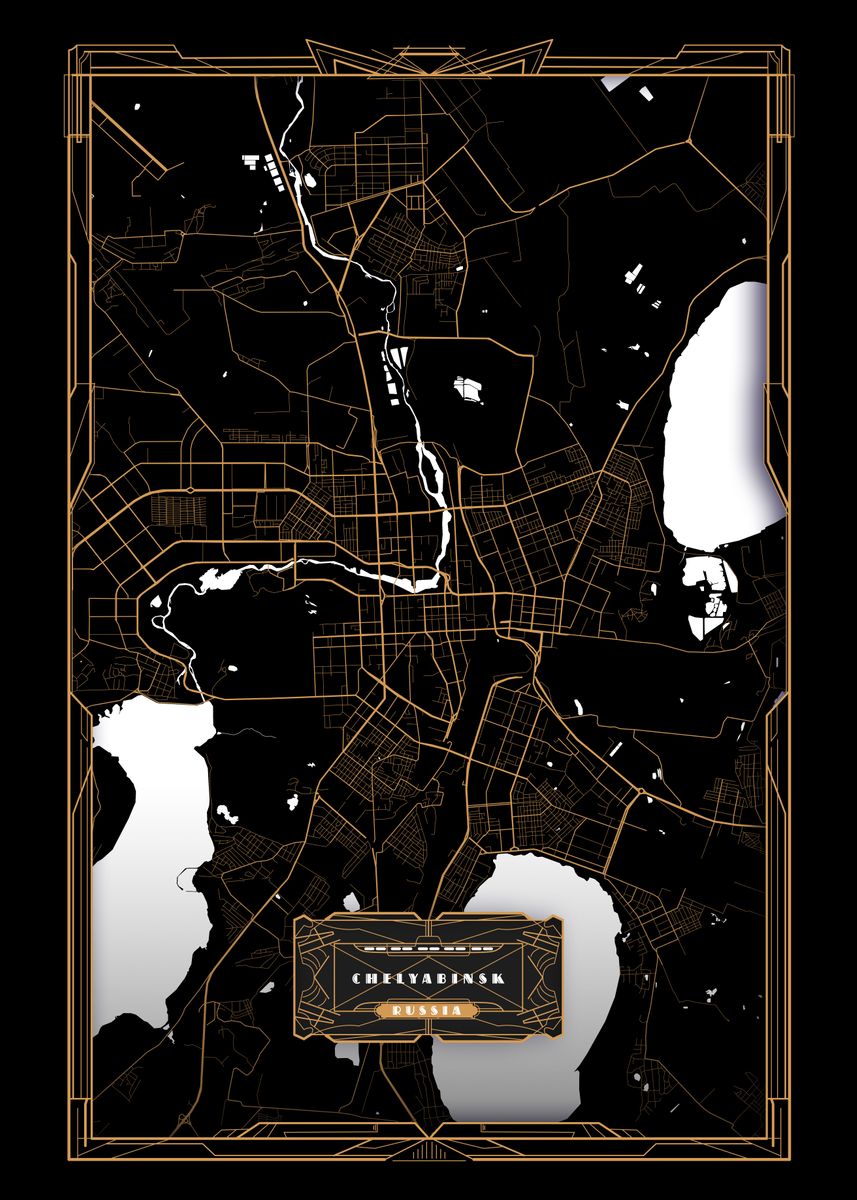 'Chelyabinsk Russia' Poster, picture, metal print, paint by Five Senses ...
