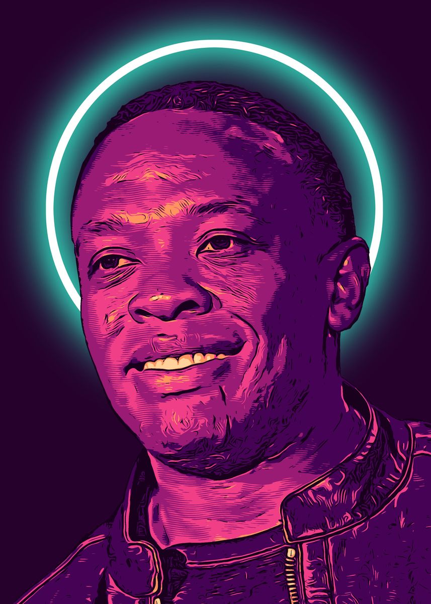 ' DrDre ' Poster, picture, metal print, paint by TI KI | Displate
