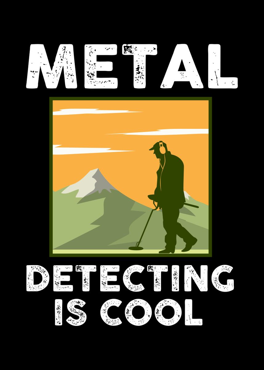 'Metal Detecting' Poster, picture, metal print, paint by Shiva121 ...