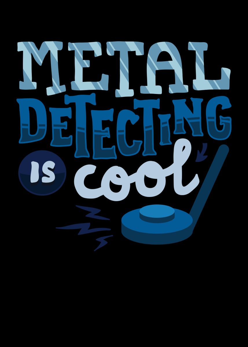 'Metal Detecting' Poster, picture, metal print, paint by Shiva121 ...