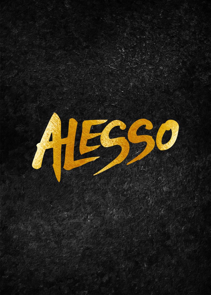 'alesso' Poster, picture, metal print, paint by Bestselling Music ...