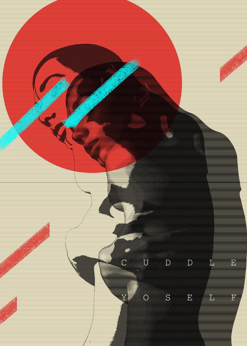 'Cuddle yourself' Poster by Prashanth C | Displate