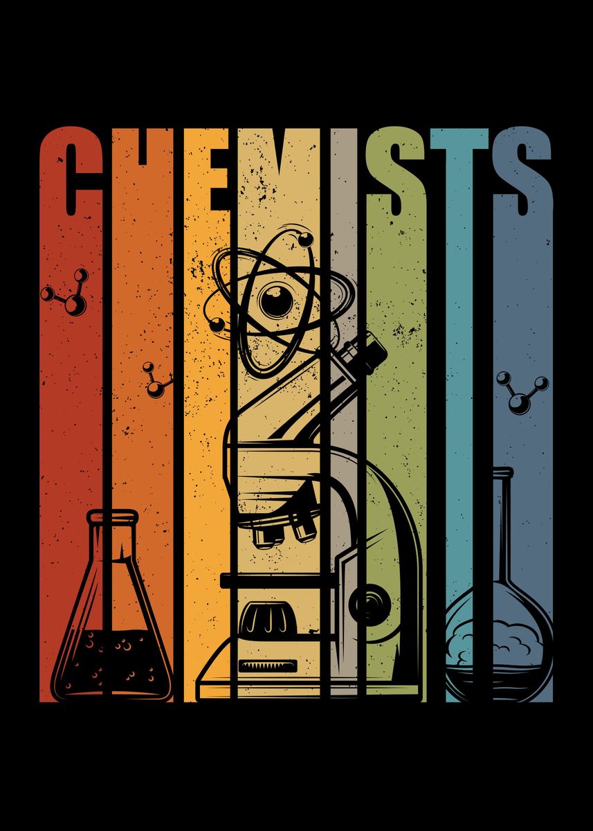 'Chemist Chemistry Gift' Poster by TW Design | Displate
