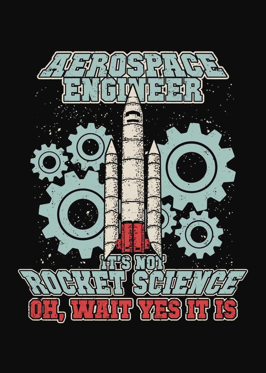 'Aerospace Engineer Design' Poster, picture, metal print, paint by ...