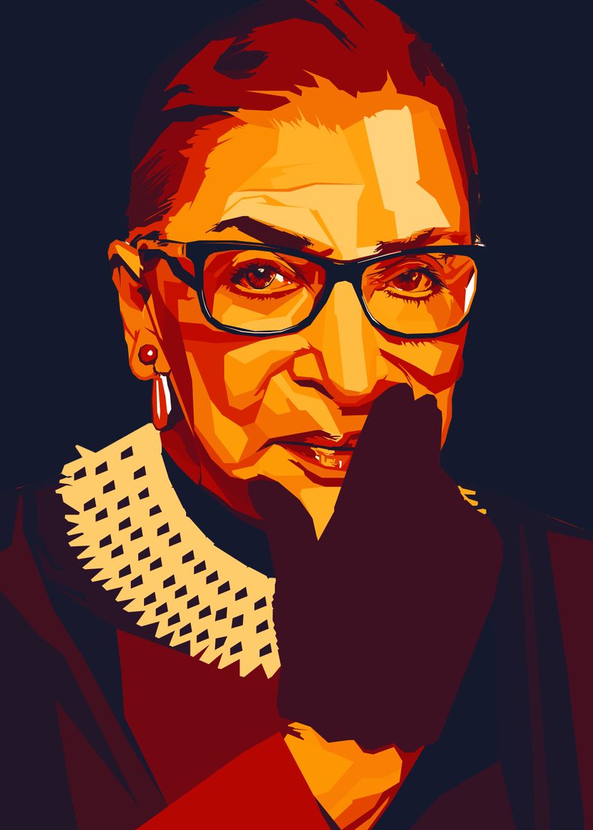 'Ruth Bader Ginsburg RBG ' Poster by NGUYEN DINH LONG | Displate