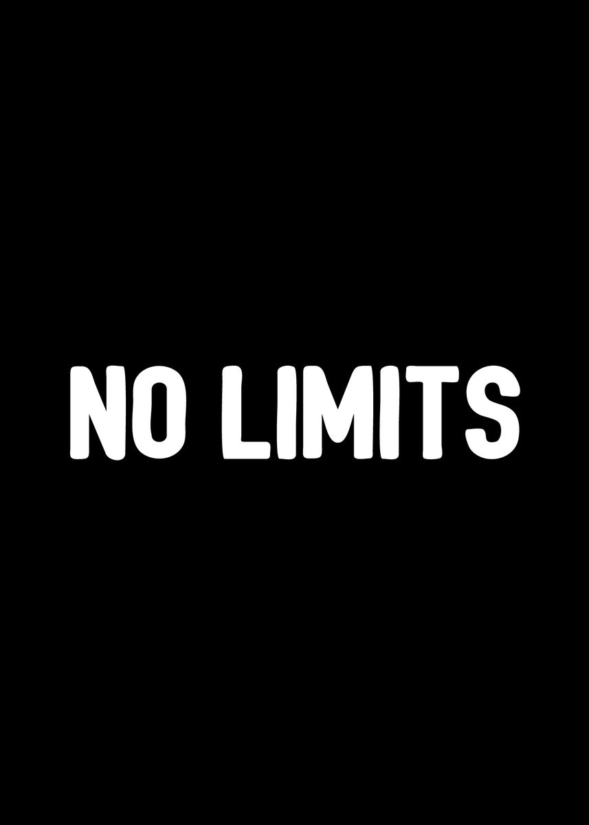 'No Limits' Poster by dkDesign | Displate