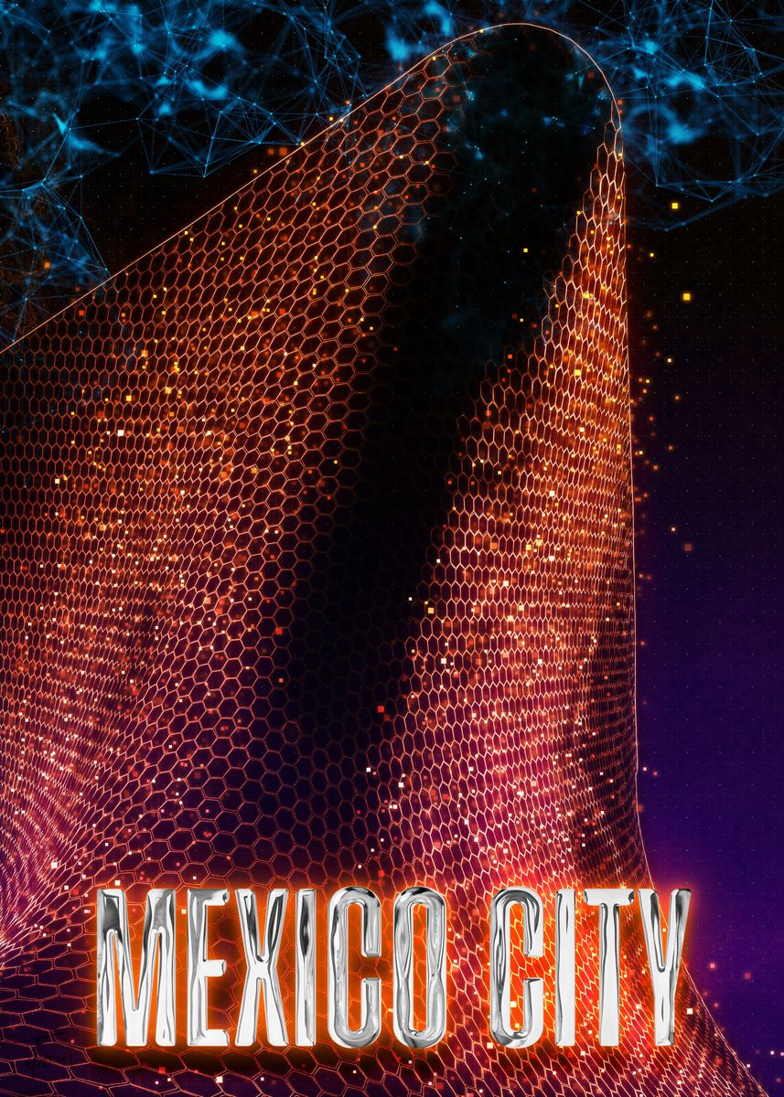 'Mexico City' Poster by Petra Rommelfanger | Displate